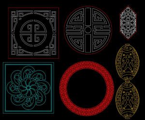 31.Decorative pattern free download | Free Cad Blocks, download DWG ...