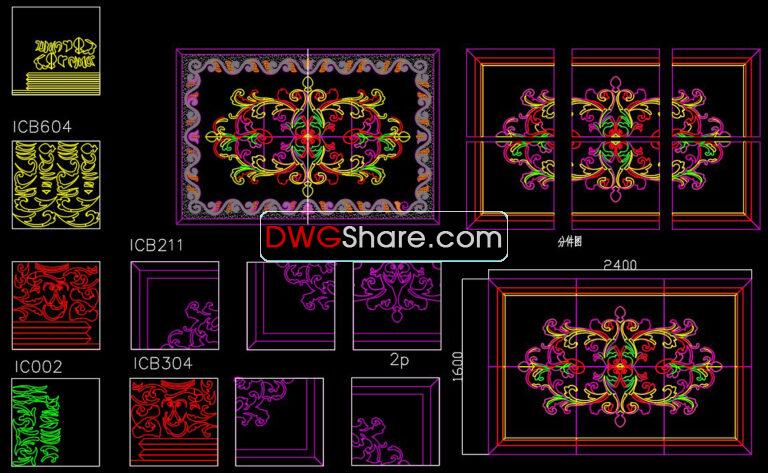 44.Paving Design CAD Blocks