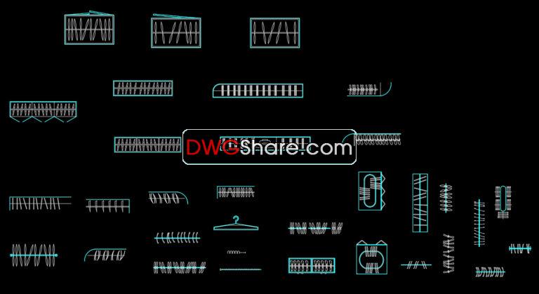 61.Wardrobe in Plan Cad Blocks free download | Free Cad Blocks ...