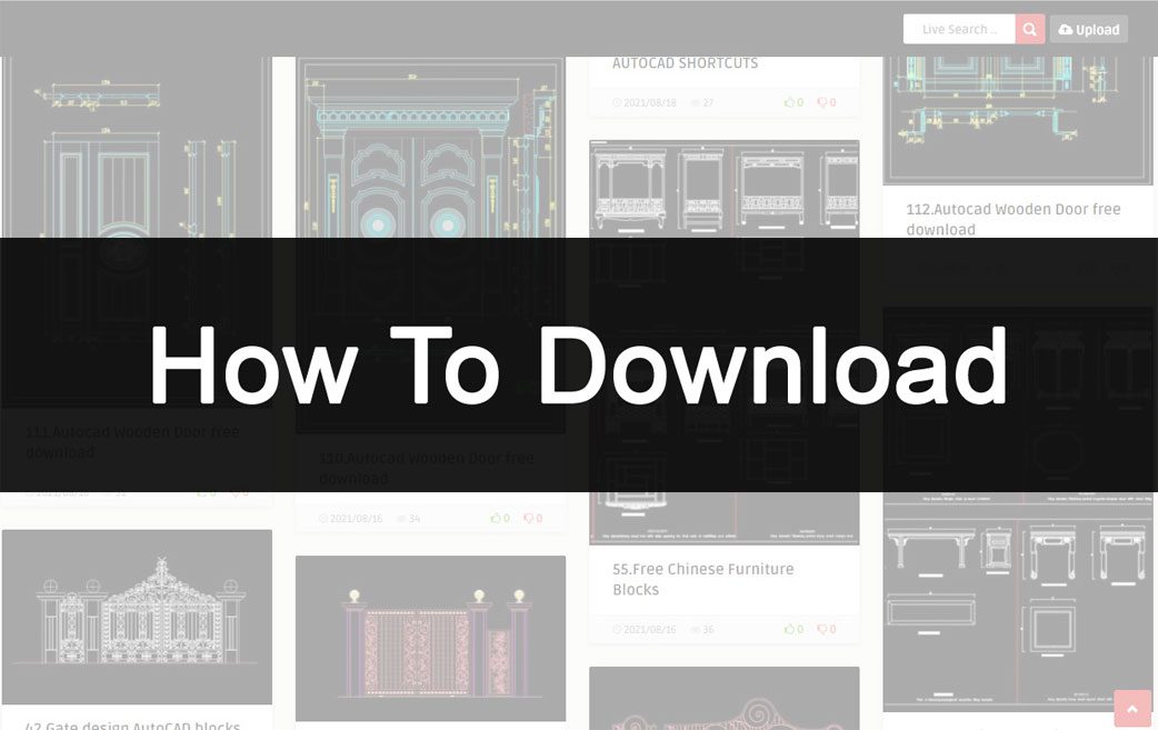 How To Download - Free Cad Blocks, download DWG models for architects ...