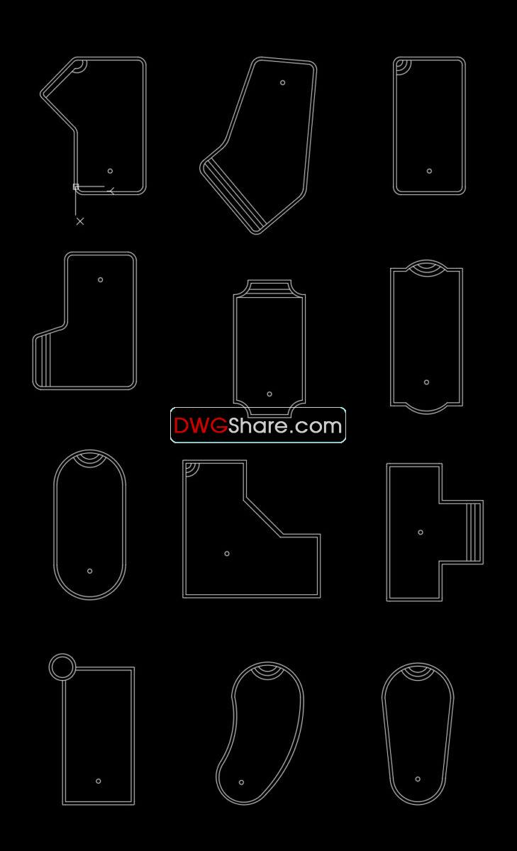 13.Small pools AutoCAD blocks free download | Free Cad Blocks, download ...