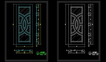 141.Arch Window CAD Blocks Elevation Design Free Download