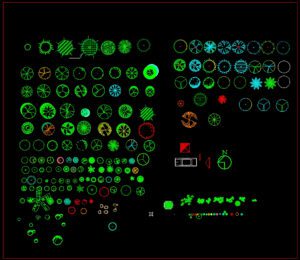 16.Trees AutoCAD blocks free download