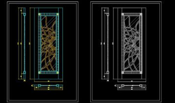 141.Arch Window CAD Blocks Elevation Design Free Download
