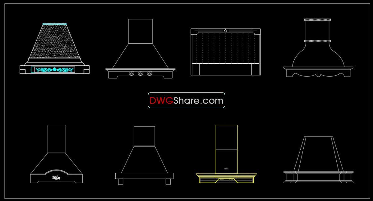 19.Kitchen Hood AutoCAD blocks free download | Free Cad Blocks ...