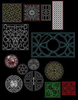 36.Decorative pattern free download | Free Cad Blocks, download DWG ...