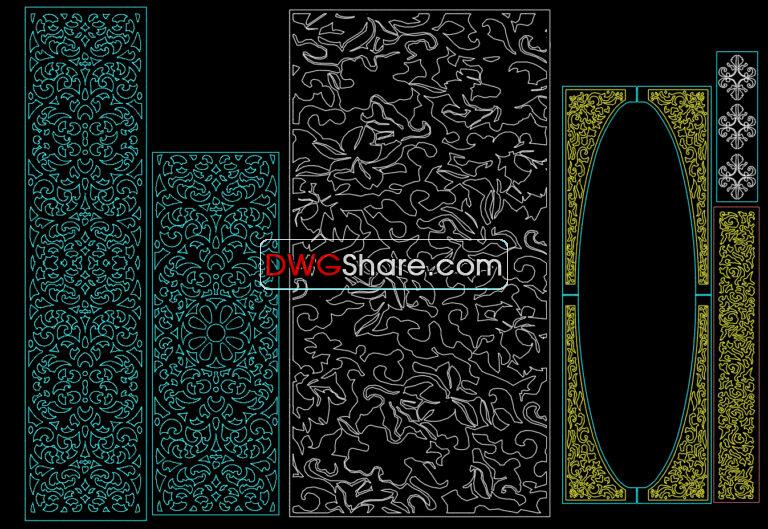 37.Decorative pattern free download | Free Cad Blocks, download DWG ...