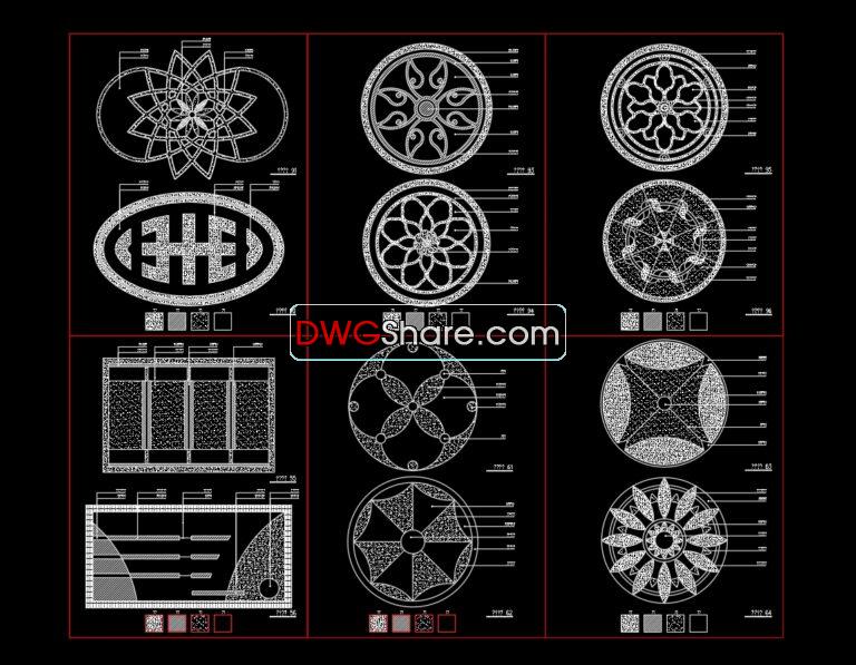 107. Paving Design CAD Blocks