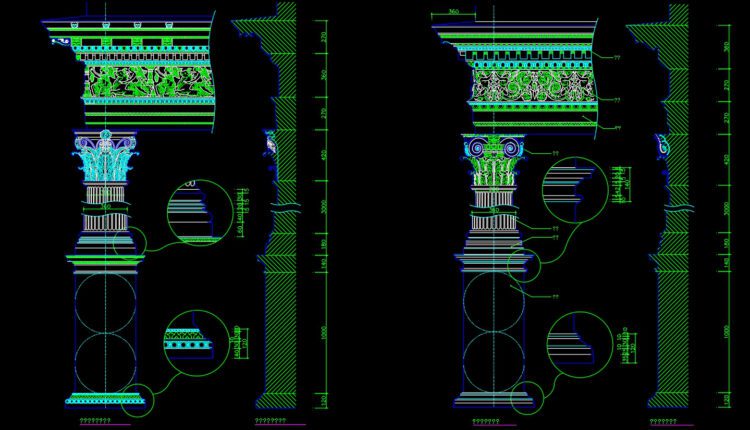 23.Autocad column details Blocks free download - Free Cad Blocks ...