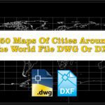 250 Maps of Cities Around the World File DWG or DXF (1) - Free Cad ...