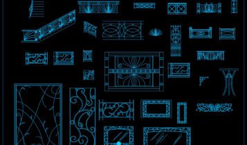 227. Download free CAD drawings of residential elevator technical designs