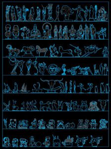 3. Accessories AutoCAD blocks free download