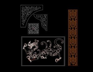 39.Decorative pattern free download | Free Cad Blocks, download DWG ...