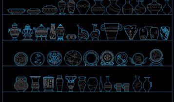 Vases Archives - Free Cad Blocks, download DWG models for architects ...