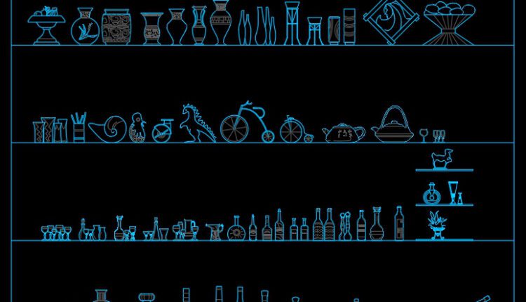 5. Accessories AutoCAD blocks free download - Free Cad Blocks, download ...