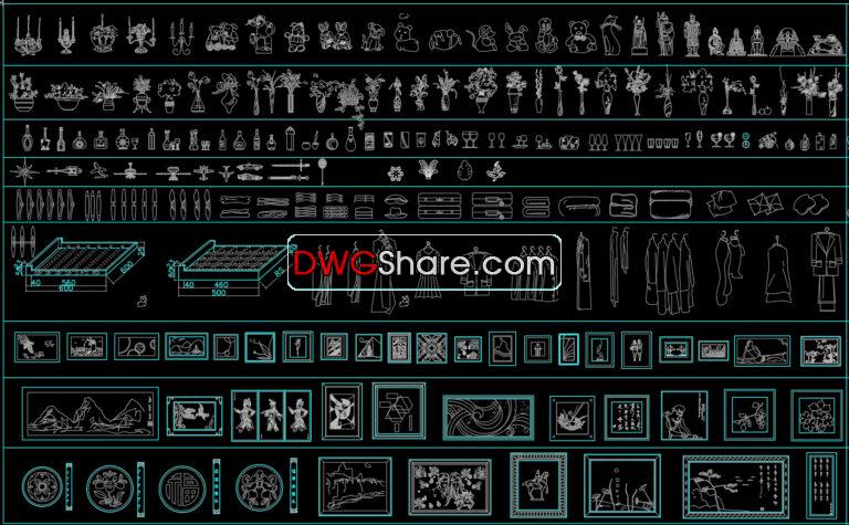 74.Decor Cad Blocks free download