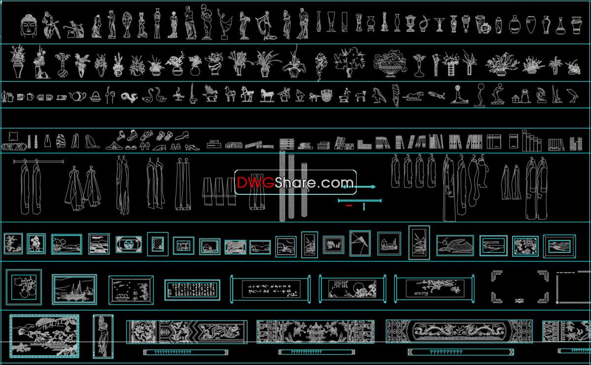 74.Decor Cad Blocks free download