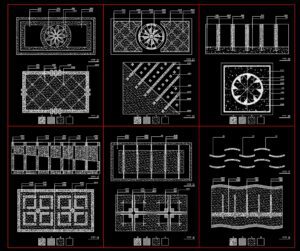 109. Paving Design CAD Blocks