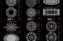 38.Electric Pole AutoCAD Blocks