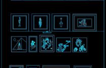 29.Waterfall System Details Autocad Drawing Free Download