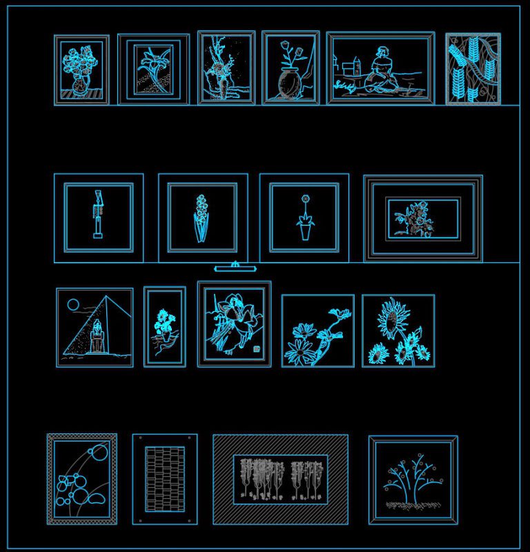 13.Painting free CAD drawings