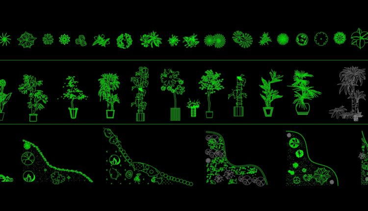 15.Garden tree AutoCAD blocks free download - Free Cad Blocks, download ...