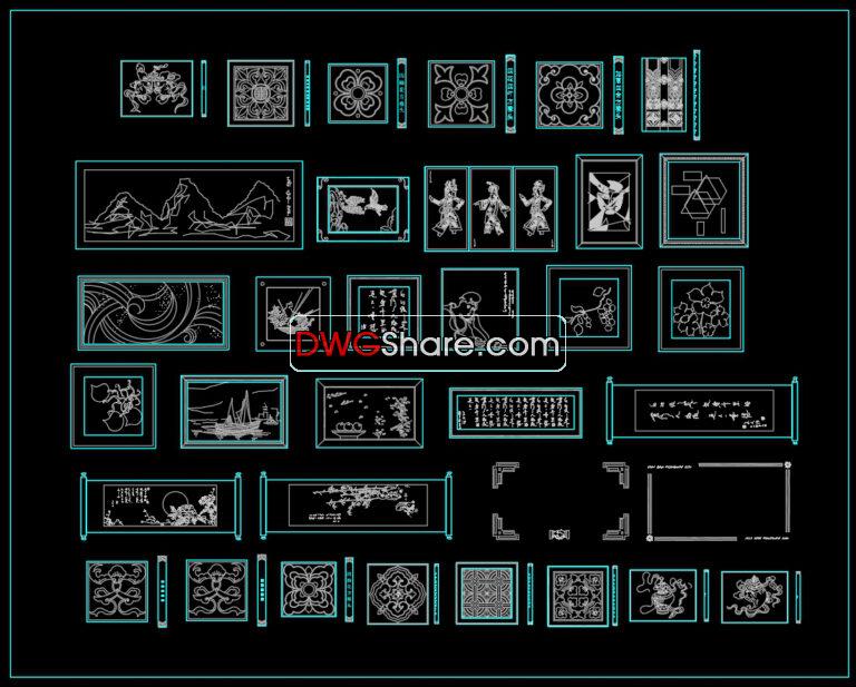 16.Painting free CAD drawings
