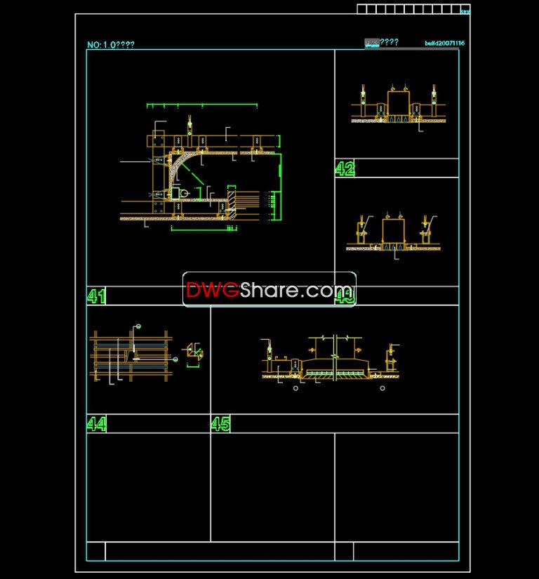 17.Free Autocad Ceiling Details
