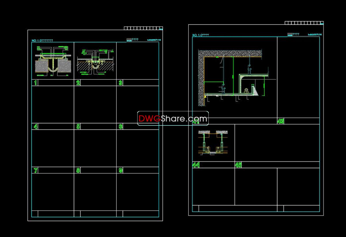 18.Free Autocad Ceiling Details