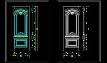 Carved Frames Cad Blocks Free Download