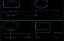 Wellness and SPA complex free AutoCAD drawings