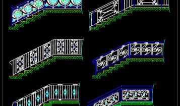 handrail Archives - Free Cad Blocks, download DWG models for architects ...