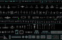 6.Classic railing AutoCAD file free download