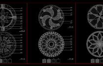 126.Carved cad block free dwg