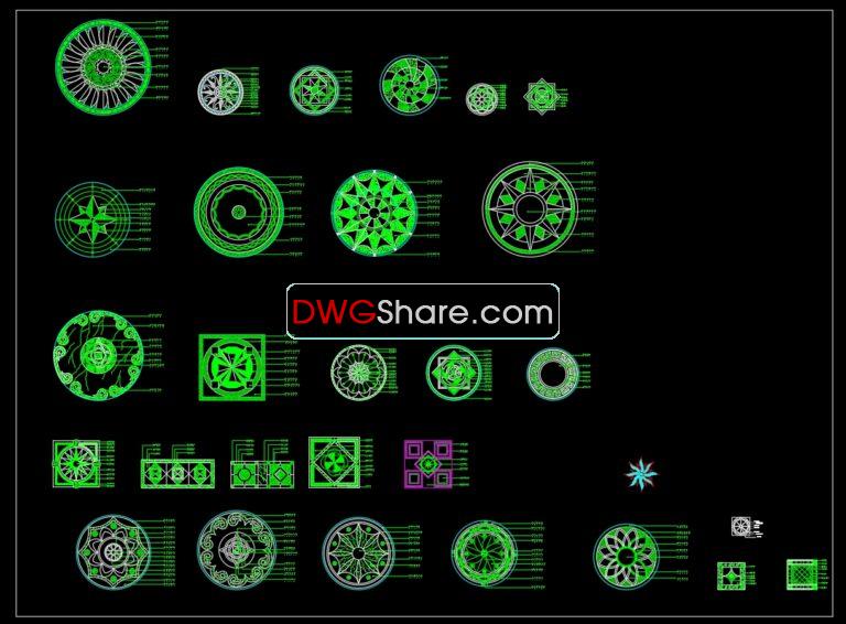 117. Paving Design CAD Blocks