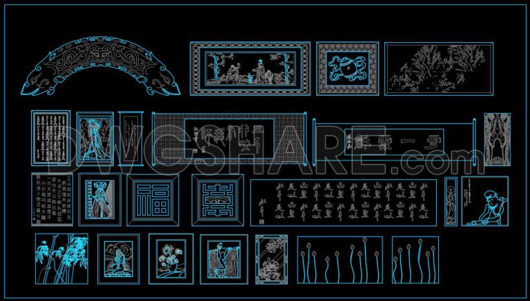 15.Painting free CAD drawings