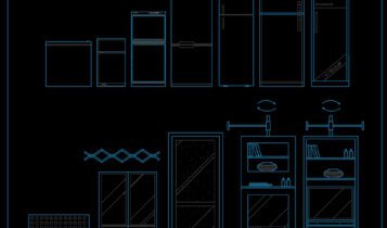 11.Printers AutoCAD blocks free download