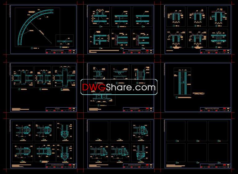 28.Detail drywall in AutoCAD free download