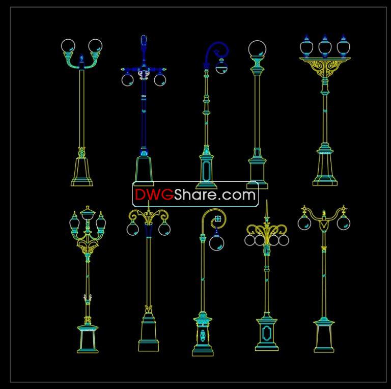 7.Electrical Lighting Cad Blocks free download