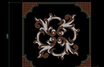 138.Detailed drawings of decorative patterns and moldings in CAD format