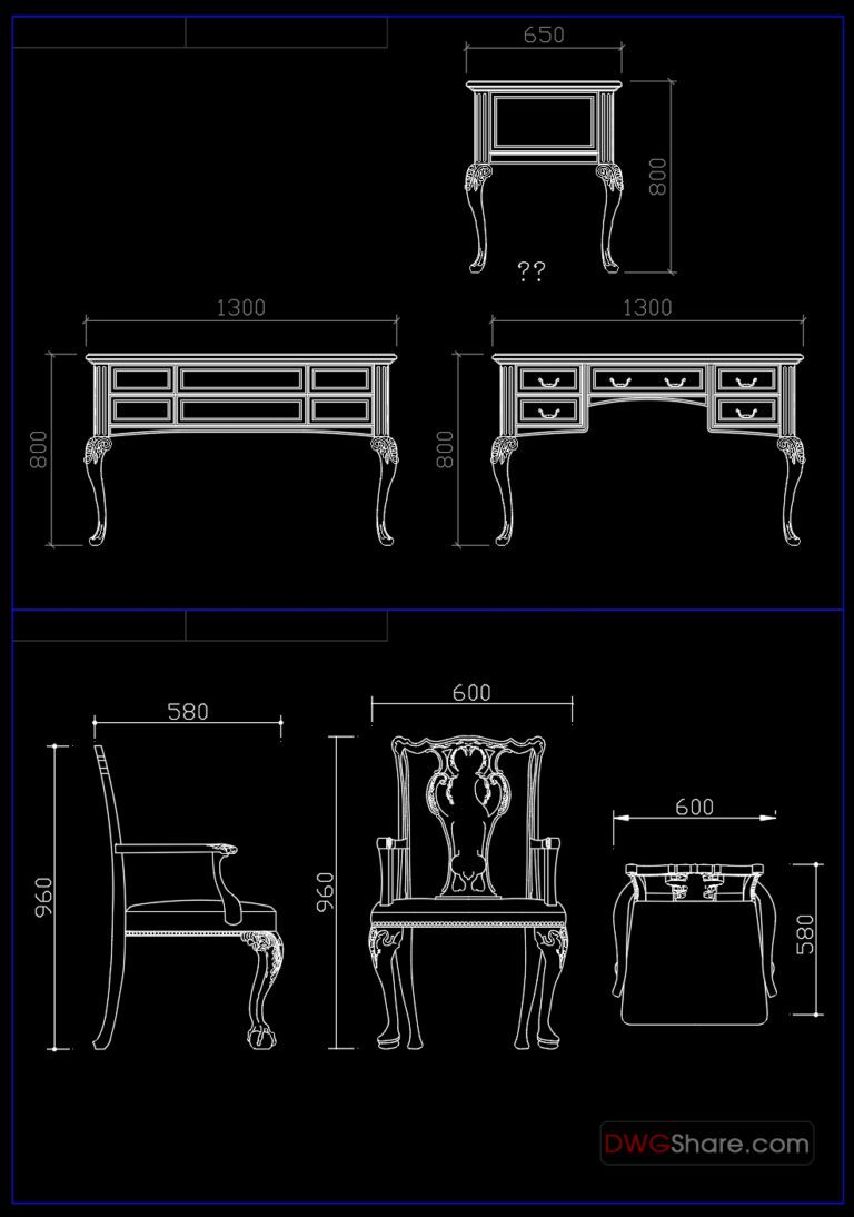14.Classic Furniture CAD Blocks free download | Free Cad Blocks ...