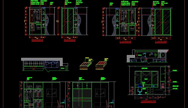 16.Wardrobe AutoCAD blocks free download - Free Cad Blocks, download ...