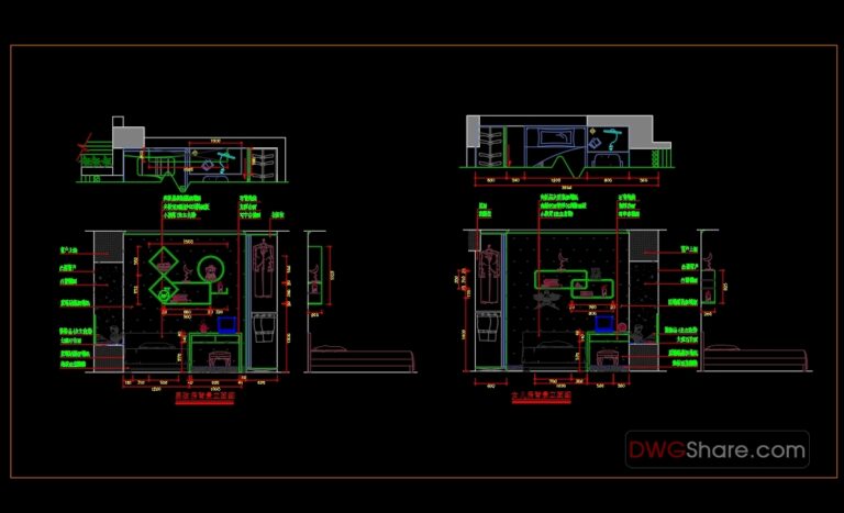 17.Wardrobe AutoCAD blocks free download