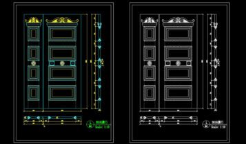 25.Cable Glands With Lock Nut AutoCAD Blocks