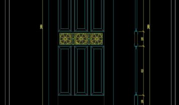 319. Door handle CAD Blocks Free Download