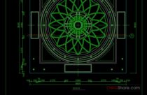 16. Free CAD Drawing Download – Circular Layout Museum