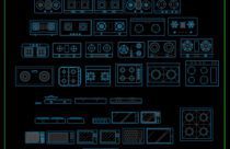 372. Download detailed CAD drawings of solid wood wall cladding for villas