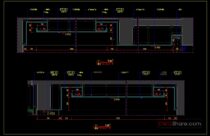 Section of the pool free AutoCAD drawings