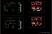 12.Cabinet Hardware AutoCAD blocks free download