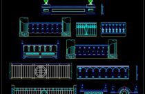 Section of the pool free AutoCAD drawings